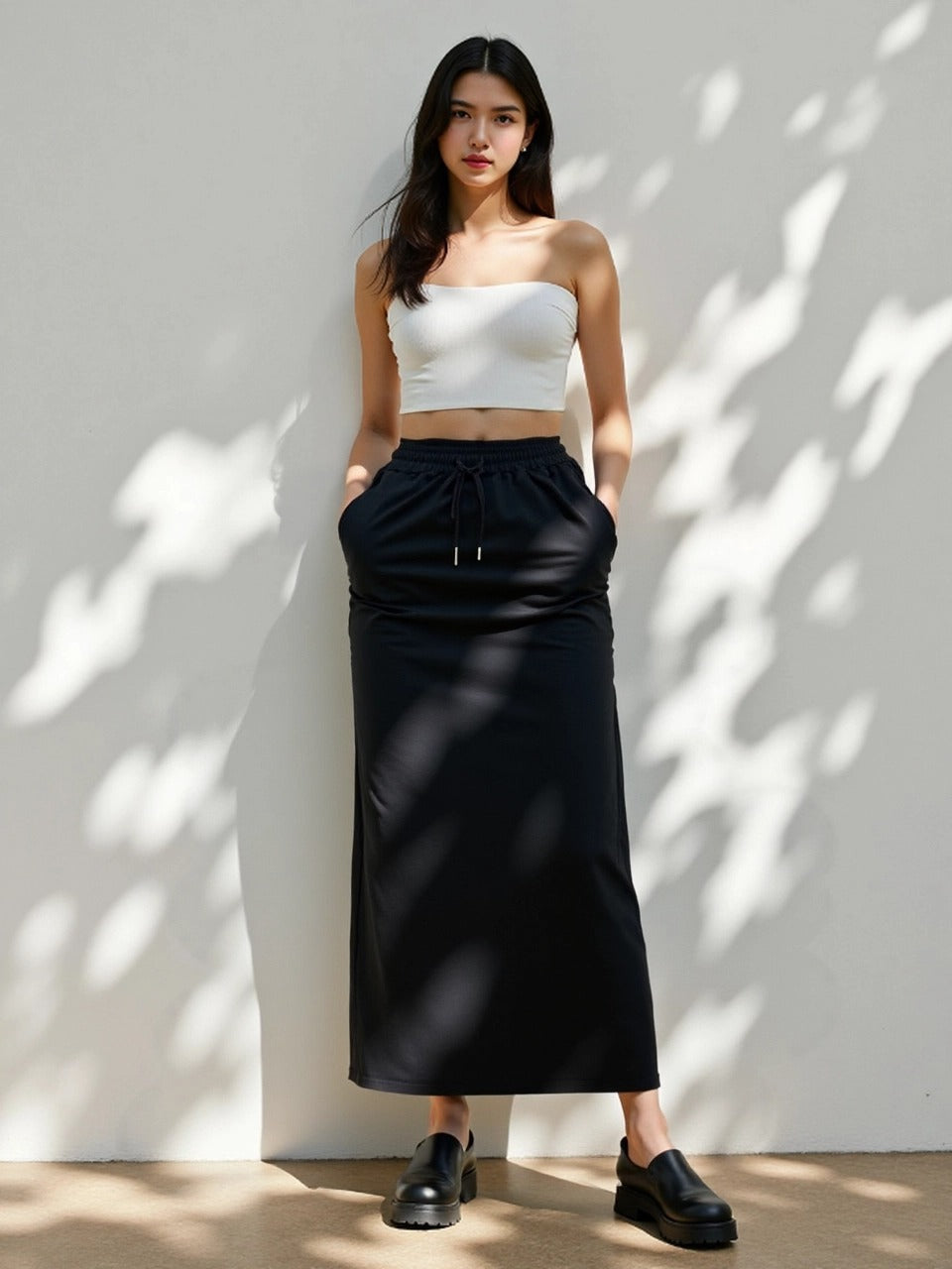 薄スウェット 裾 切りっぱなし 細見え スカート 151-5887 – ANAP オンラインショップ