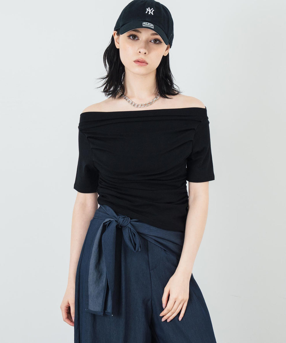 ドレープネック アシンメトリー オフショル トップス 153-5712 – ANAP オンラインショップ