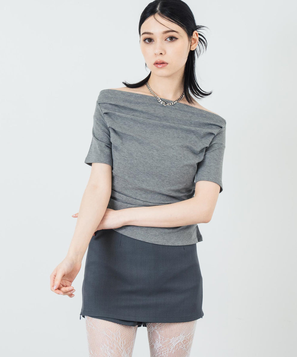 ドレープネック アシンメトリー オフショル トップス 153-5712 – ANAP オンラインショップ