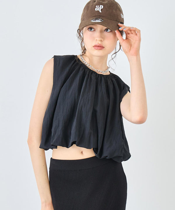 ノースリーブ ギャザー パフ ブラウス 153-5722 – ANAP オンラインショップ