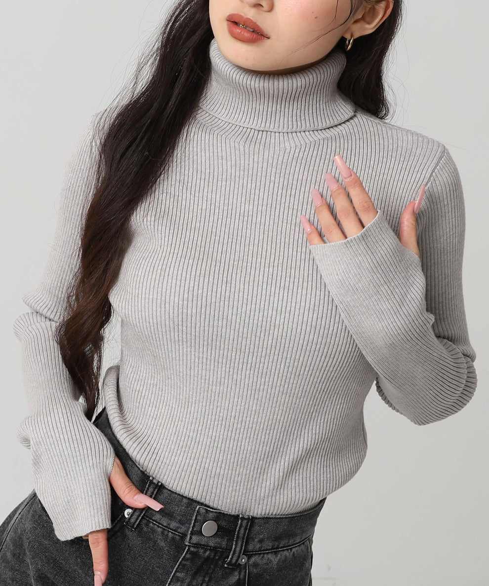 タトールネック リブ ニット トップス 153-5965 – ANAP オンラインショップ