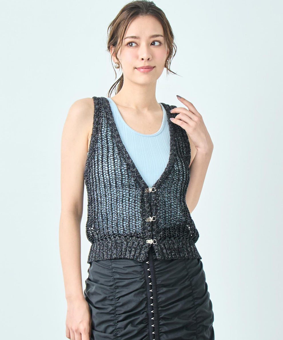 透かし編み ニット ベスト 154-5844 – ANAP オンラインショップ
