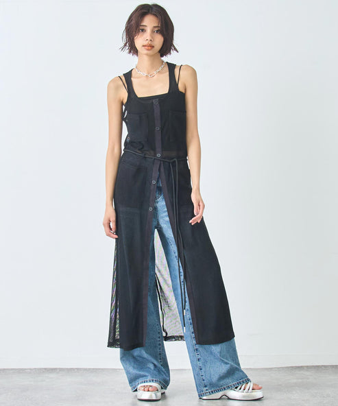 シアー ニット タンク ロング ジレ 154-5845 – ANAP オンラインショップ