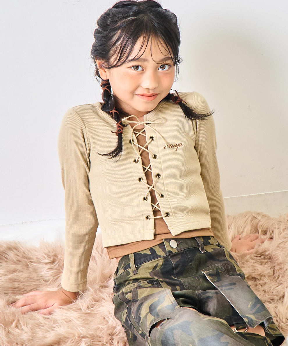 スピンドル レイヤード トップス【ジュニアお揃い】 423-3486 – ANAP オンラインショップ