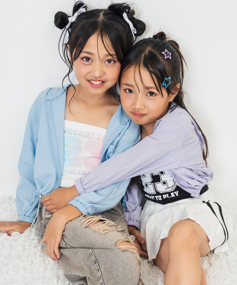 UV カット 加工付 フード付 ポケット ロゴ ライト ブルゾン 425-3453 – ANAP オンラインショップ