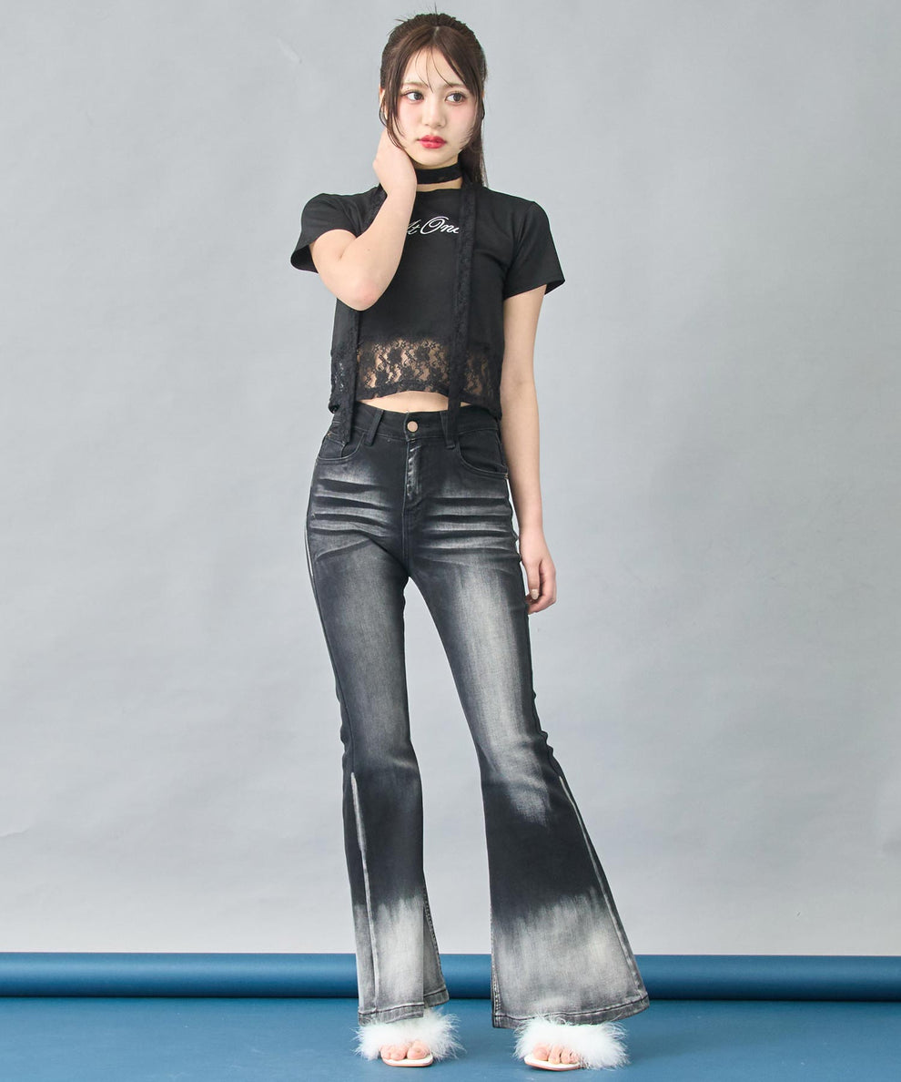 レースストール付きTシャツ 793-9285 – ANAP オンラインショップ