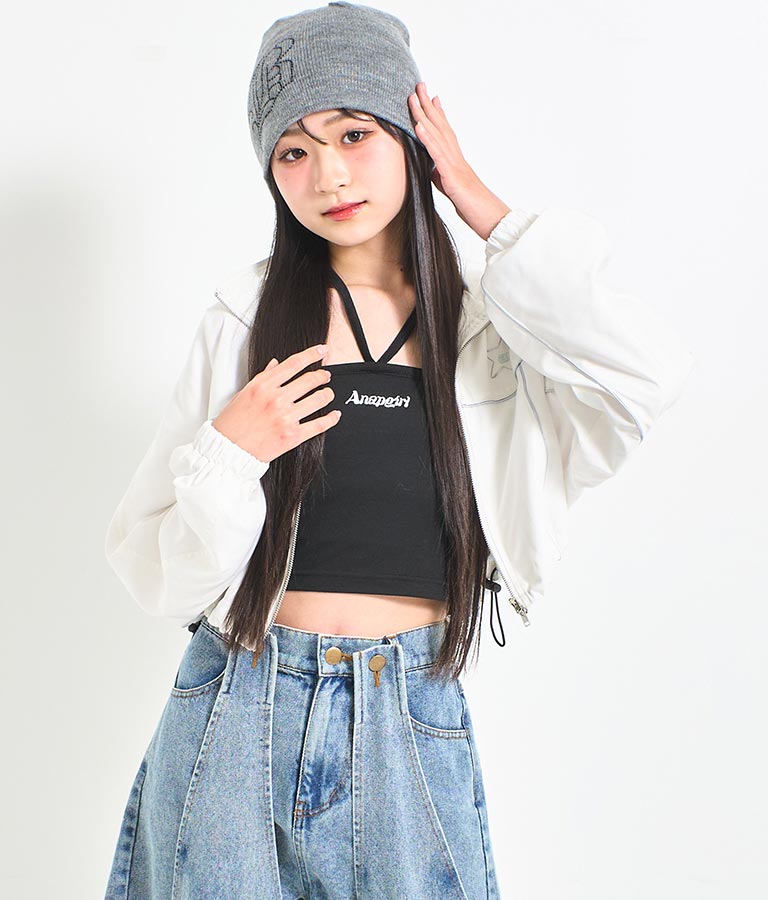 2WAY パッド付き ロゴ 刺繍 キャミソール 913-7608 – ANAP オンラインショップ